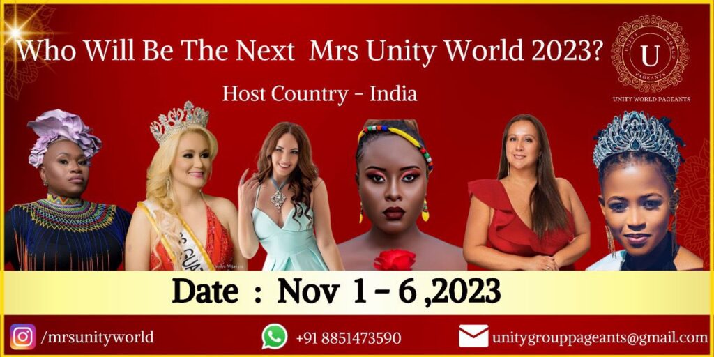 Who will be the next Miss and Mrs Unity World 2023? - The Indian Bulletin